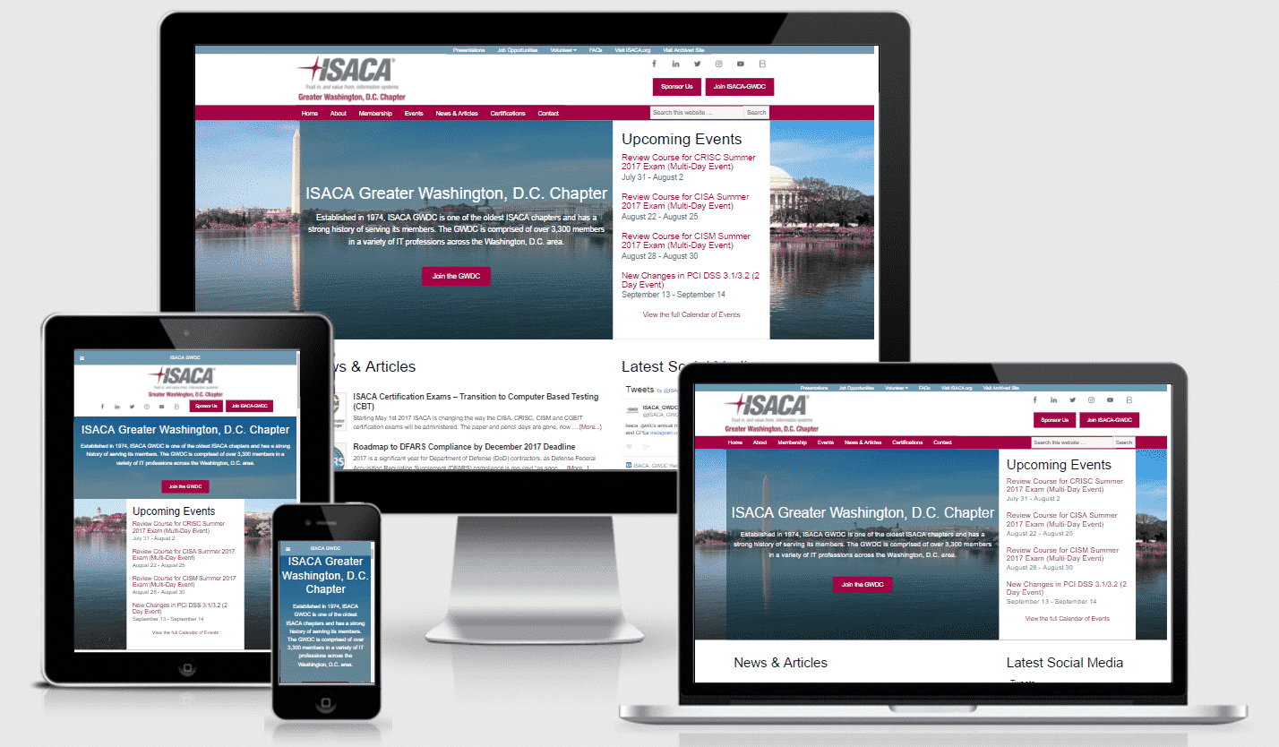 New Website For ISACA GWDC