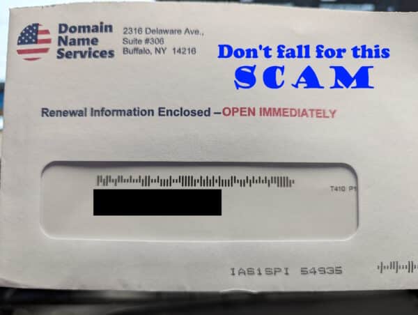 Domain Name Services Letter: Is It a Scam?